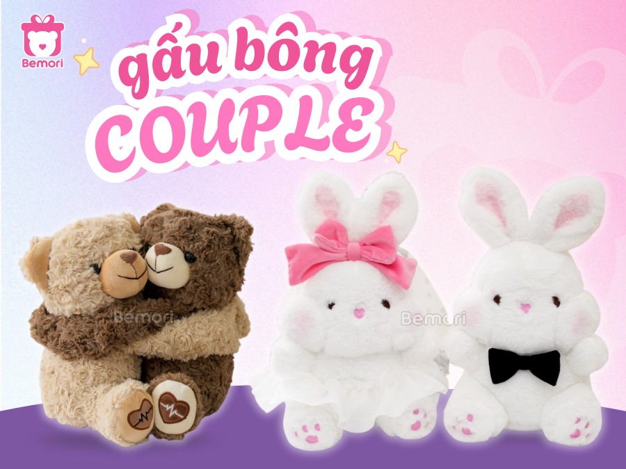 Gấu Bông Couple: Món Quà Valentine Ngọt Ngào Đánh Dấu “Chúng Ta Là Của ...